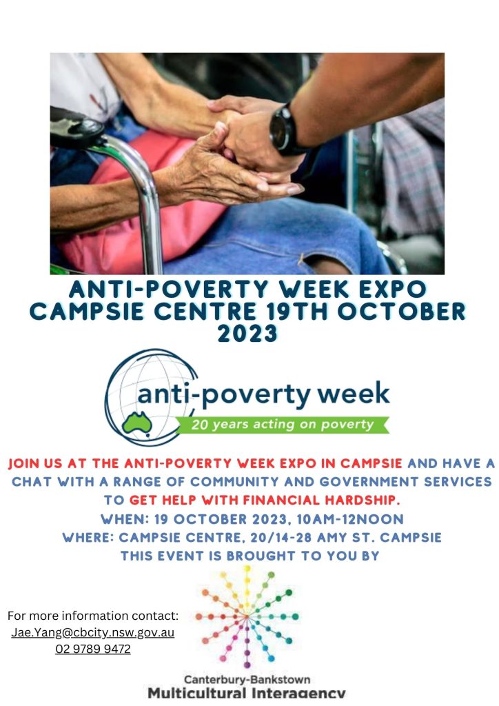 Upcoming Anti-Poverty Week 2023 events -Canterbury-Bankstown council ...
