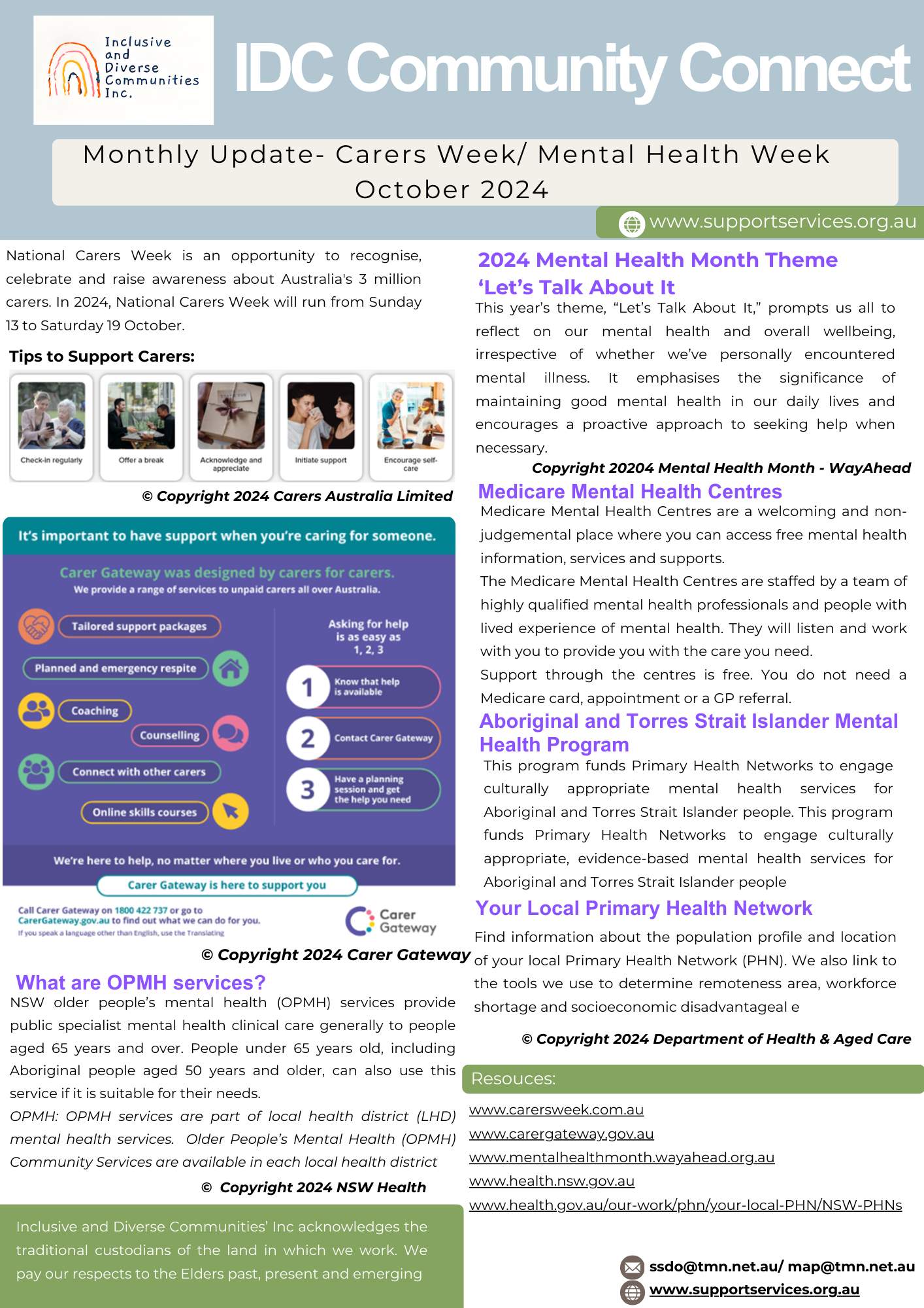 IDC Community Connect Newsletter - Edition 1 - October 2024 - Support ...
